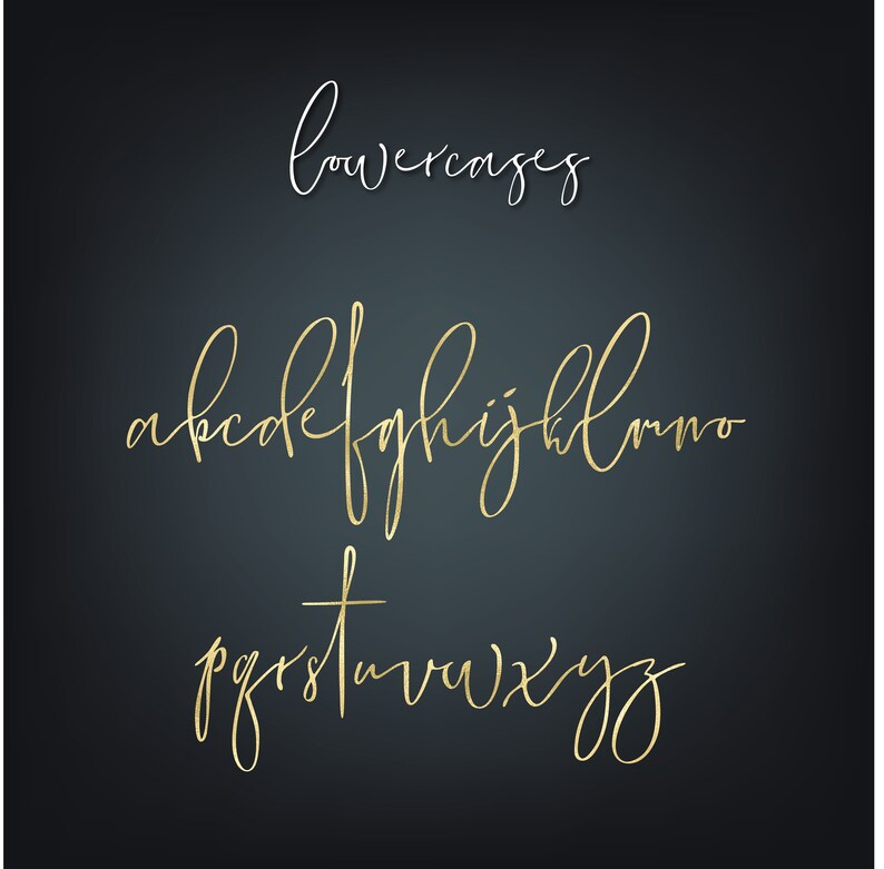 Gold Foil Alphabet Gold Letters Clipart Decorative Alphabet - Etsy