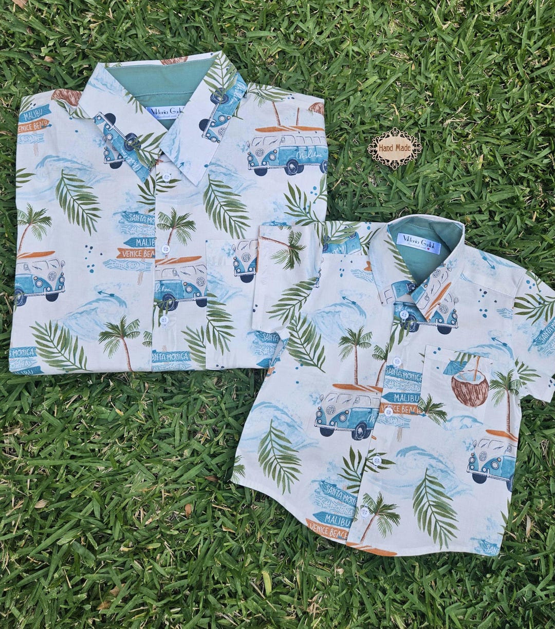 Matching Dad and Son Hawaiian Shirts Men’s Resort Shirts Family Outfit ...