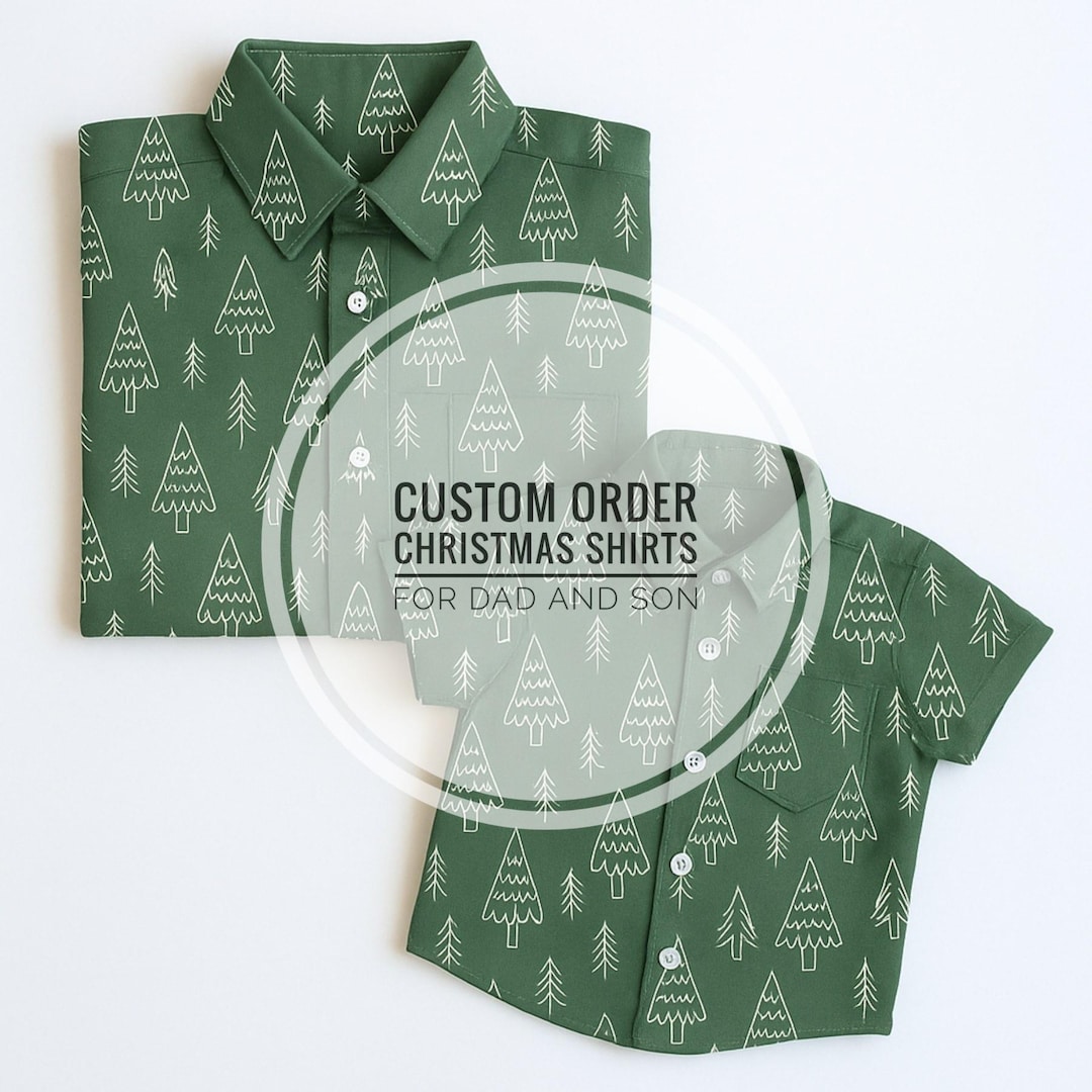 Dad and Son Matching Shirts Christmas Gift Christmas Shirts Dad and Son ...