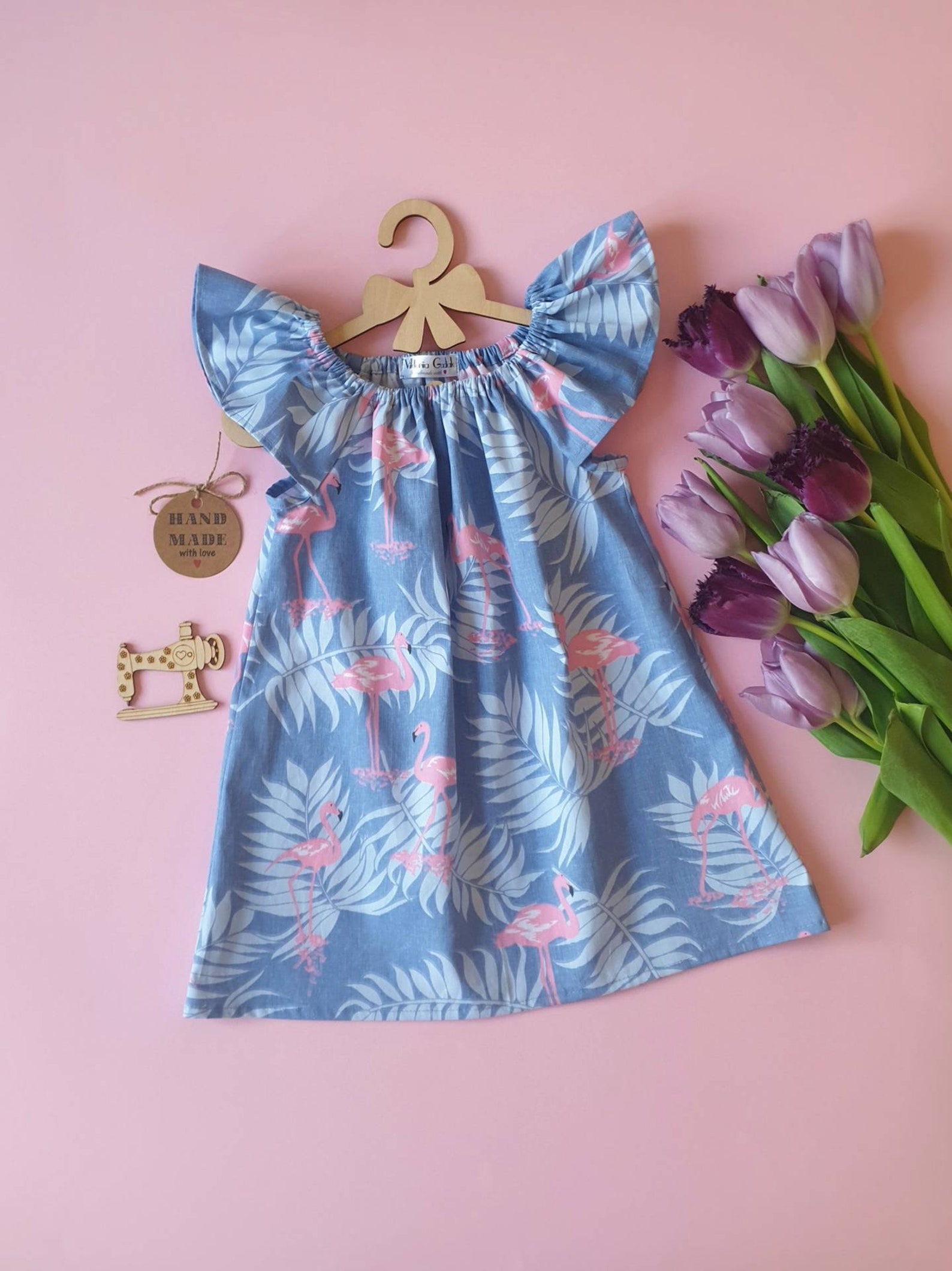 Matching Girls Dress Toddler Dress Flamingo Dress Girls - Etsy
