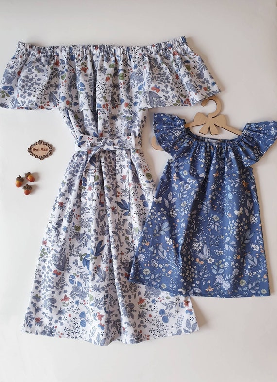 Mommy and me outfits Matching mom and daughter dresses | Etsy