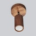 Walnut Spotlight - Wooden Ceiling Light - Art Spot Lighting - Etsy
