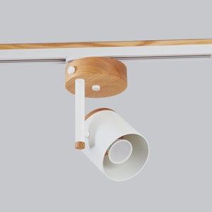 White Track Lighting Minimalist Ceiling Light Industrial Lighting - Etsy