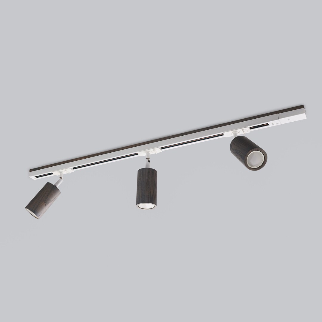 Grey Track Lighting Industrial Track Light - Etsy