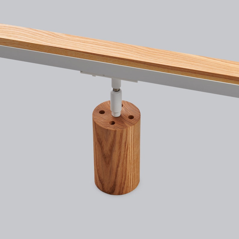 Wooden Track Lighting - White - Etsy