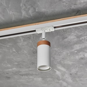 White Track Lighting Industrial Track Light - Etsy