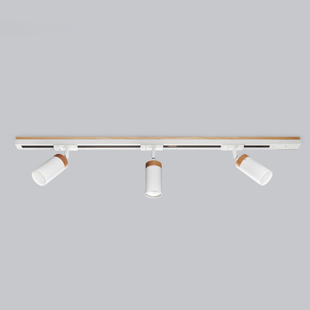 White Track Lighting Industrial Track Light - Etsy