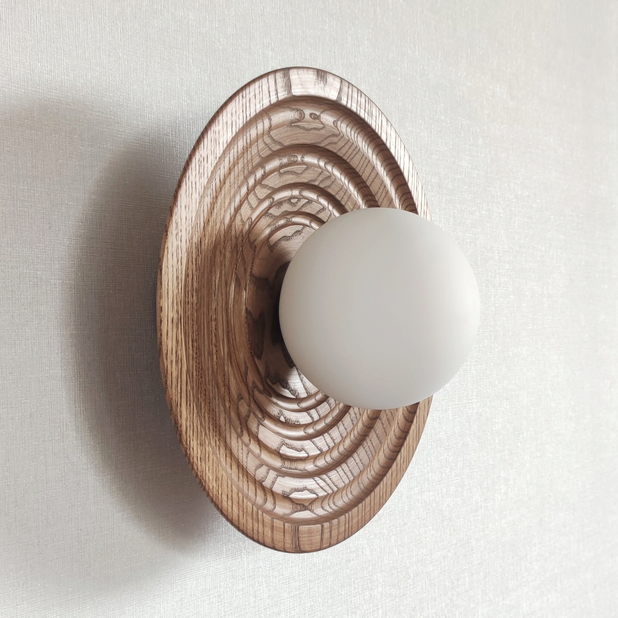 Wooden Ceiling Light - Walnut - Etsy