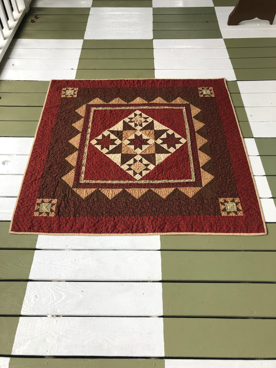 Reproduction Quilt, "southern Nights", 50" X 50" Marcus Fabrics ...