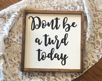 Turd Bathroom Sign - Etsy