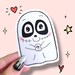 Skull Costume Benji Vinyl Sticker | Cute Skull Benji Decal | Halloween ...