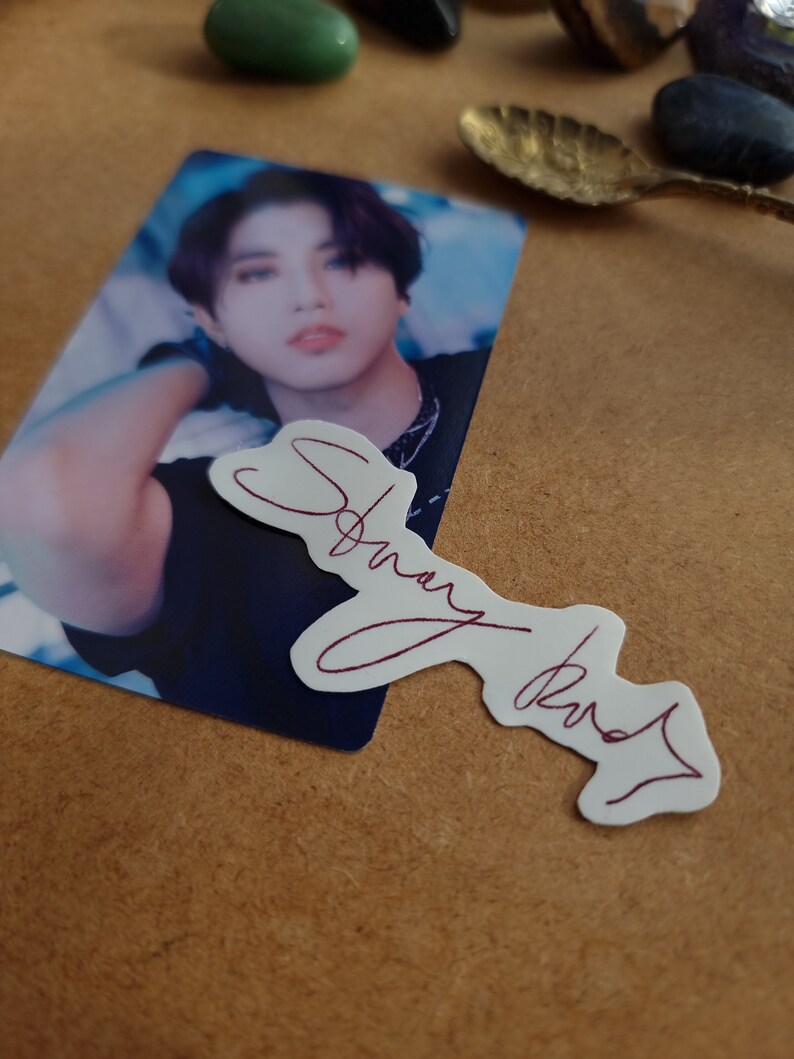 Stray Kids Handwritten Vinyl Sticker K-pop Fan Art Decal Custom Stray ...