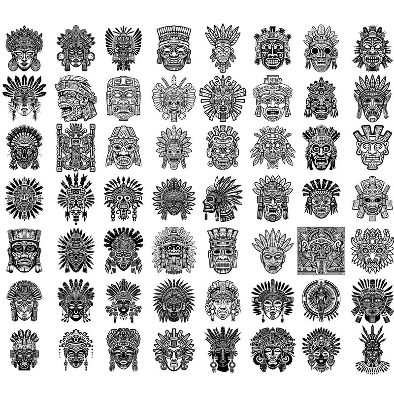 Abstract Mask Figure - Etsy