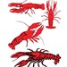 Crawfish, Cut File, Clip Art, SVG, Cricut, Silhouette Cameo, Scanncut ...