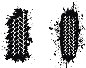Mud Tire Tread Pattern