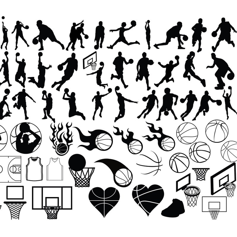 Basketball Svg - Etsy