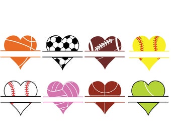 Split Soccer Ball Svg - Etsy