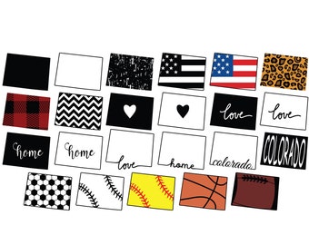 Colorado State Outline | Etsy