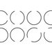 SPLIT CIRCLE Frame SVG, Circle Monogram Svg, Circle Outline Svg Cut ...