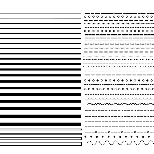 BASIC LINE SVG Dotted Line Svg Basic Straight Lines Svg - Etsy Canada