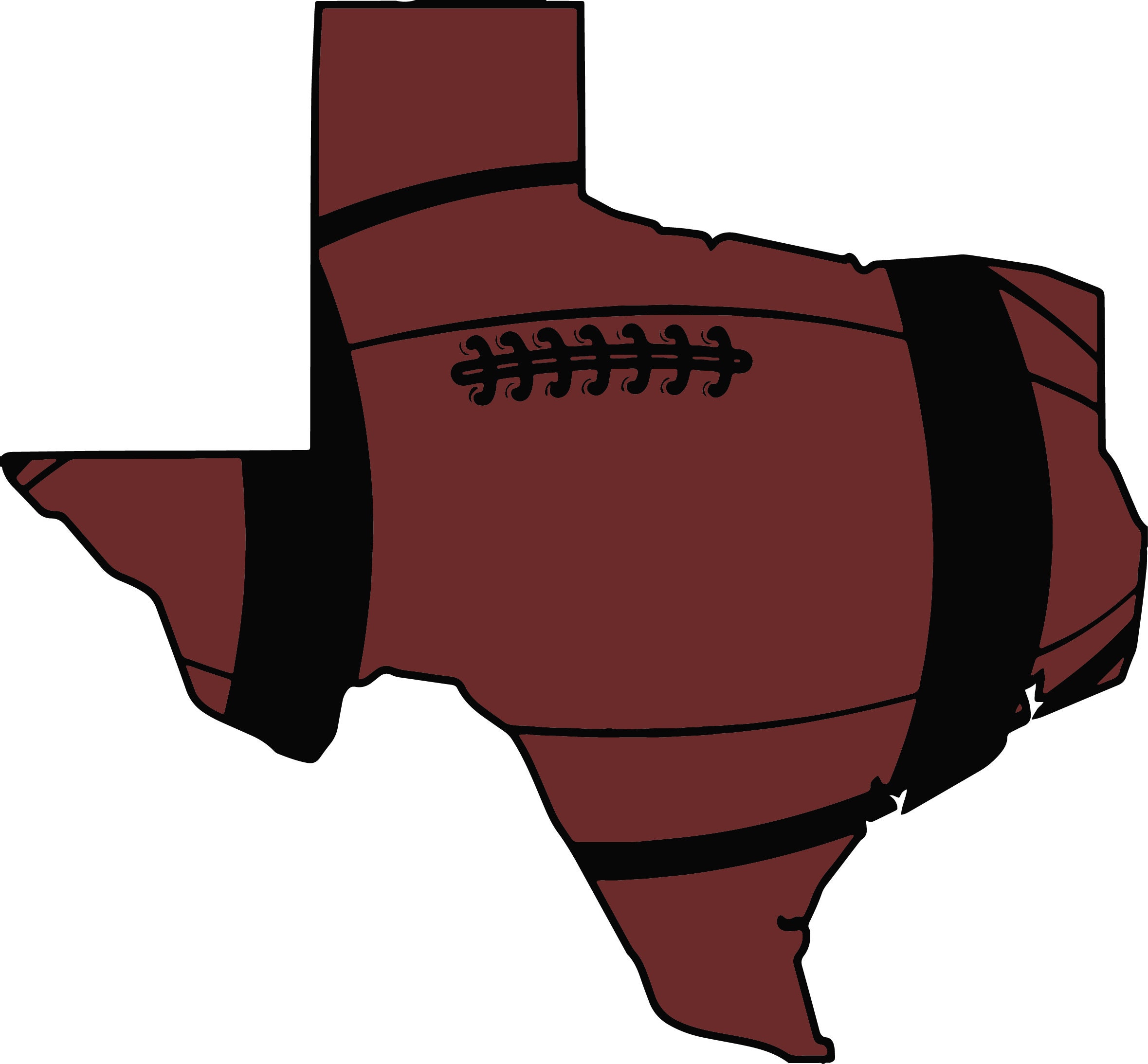 TEXAS FOOTBALL Map for Cricut, Texas Sports Svg Files, Texas Sports ...