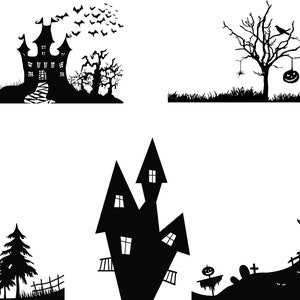 HALLOWEEN SVG Bundle, Halloween Clipart Bundle, Halloween SVG Files for ...