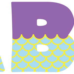 MERMAID FONT SVG Files, Mermaid Alphabet Svg Files, Mermaid Letters and ...