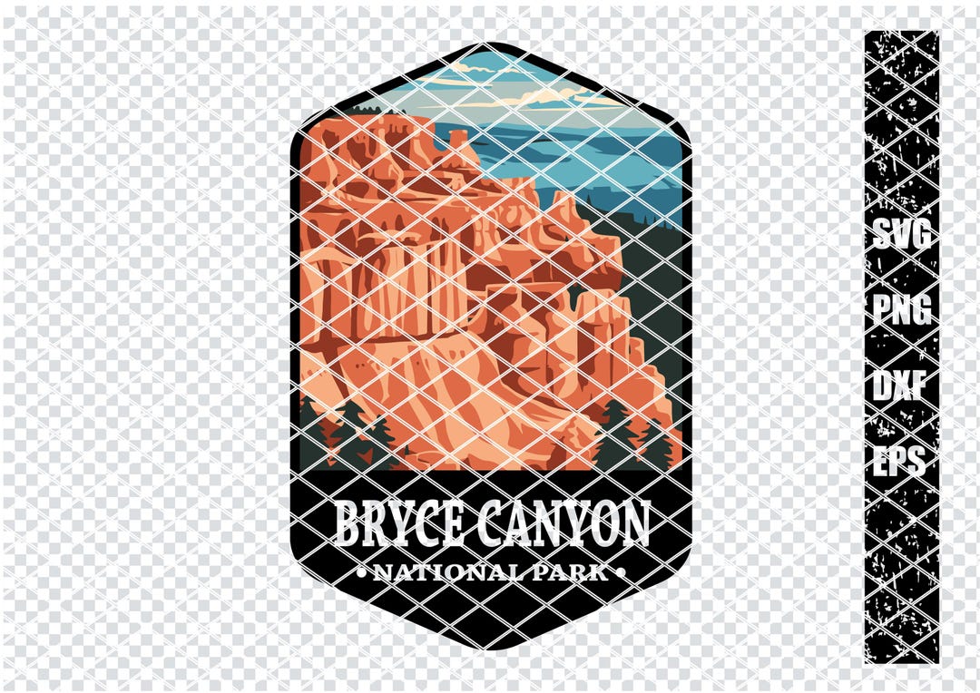 BRYCE CANYON National PARK Svg, Bryce Canyon Utah Svg Files for Cricut ...