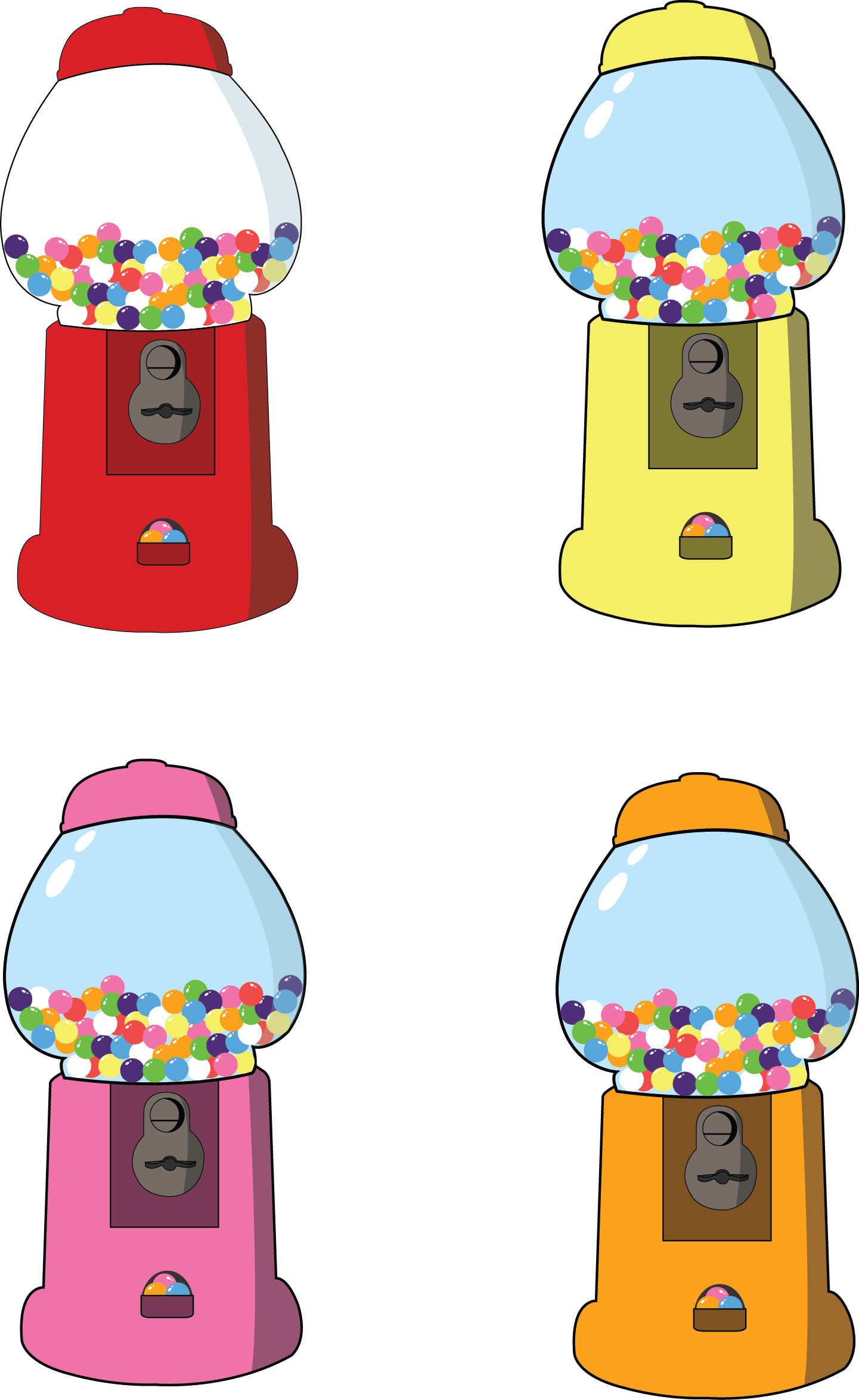 Gumball Machine SVG Gumball SVG SVG Gumball Clipart | Etsy