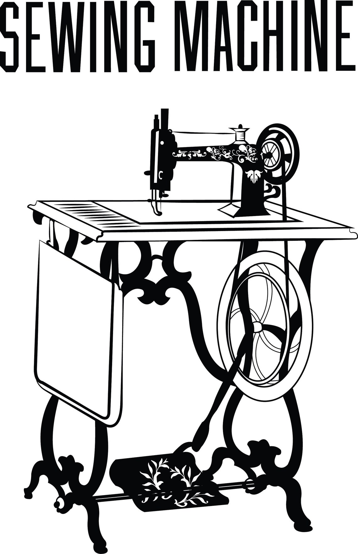 Sewing Machine Sewing Machine SVG SVG Files Cricut | Etsy