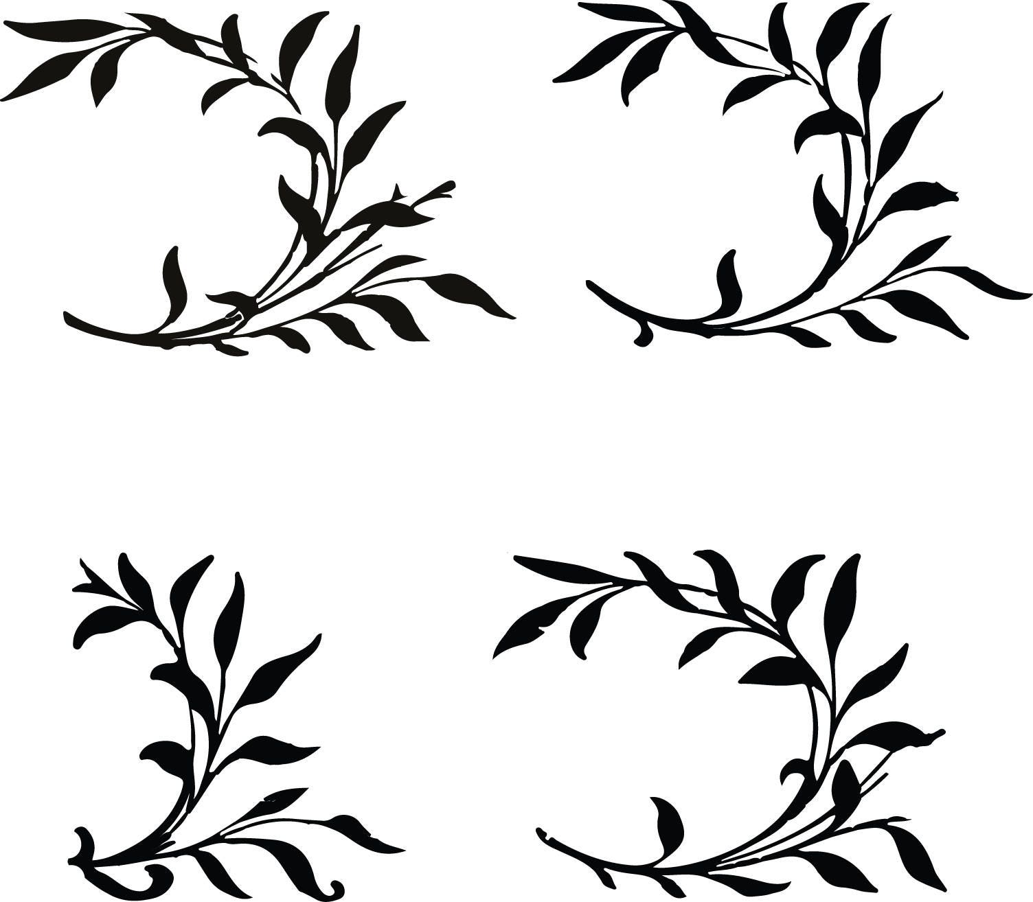 Rama Rama SVG SVG Botánico SVG Cricut Silhouette Cameo - Etsy España