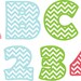 CHEVRON FONT SVG Bundle, Chevron Alphabet Svg Bundle, Chevron Letters ...