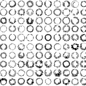 FLORAL WREATH SVG Bundle, Floral Wreath Svg Cut Files for Cricut ...
