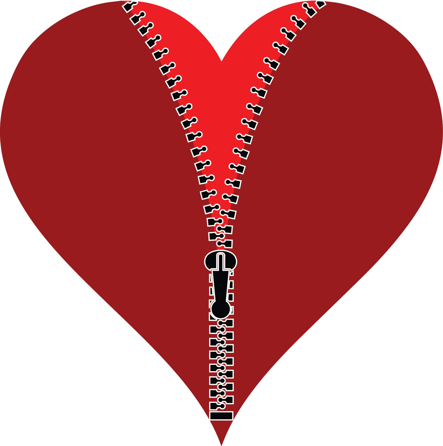 Zipper Zipper SVG Zipper SVG Files Heart SVG Cricut - Etsy