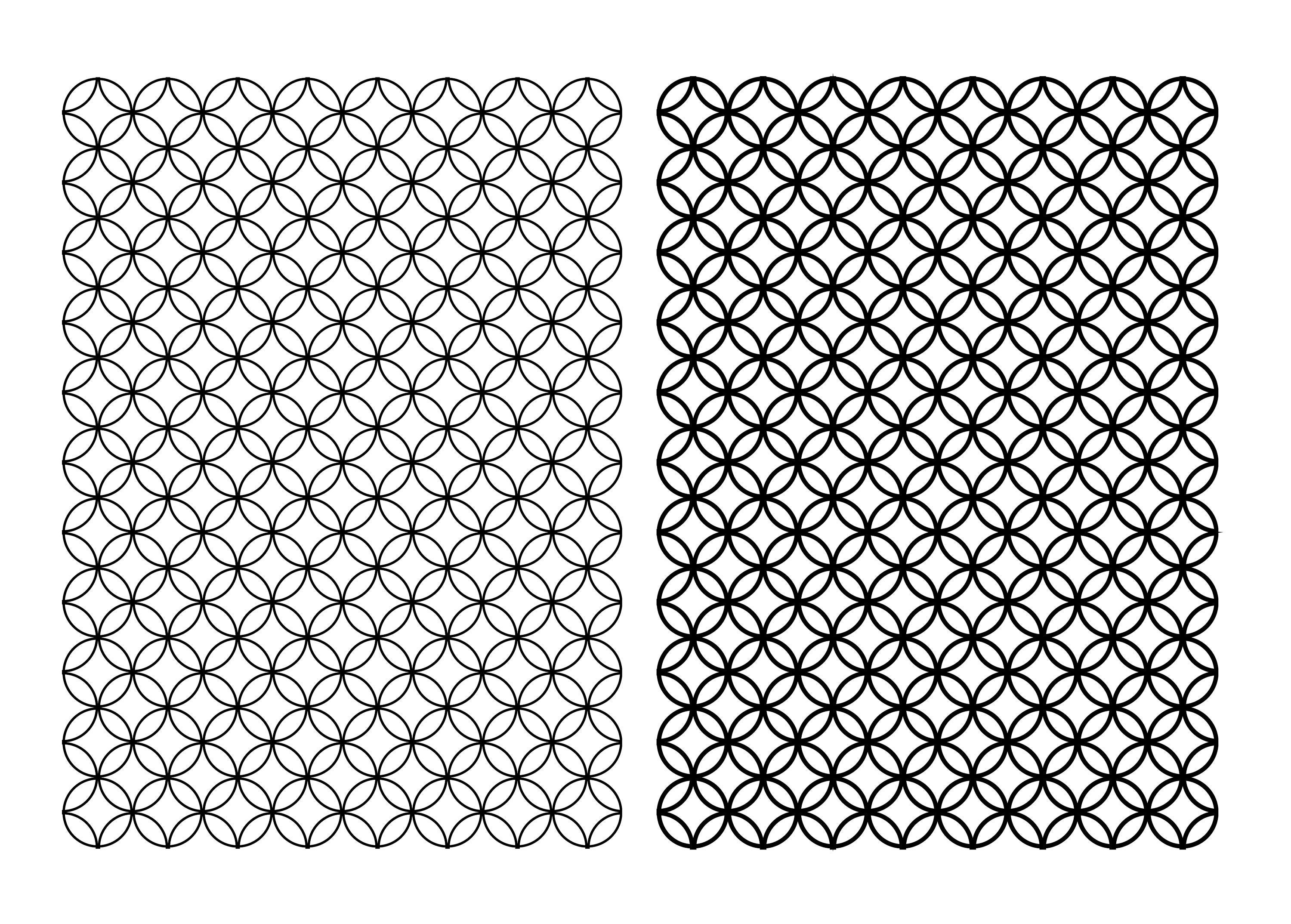 Overlapping Circles Svg Overlapping Pattern Cut Files For | Etsy