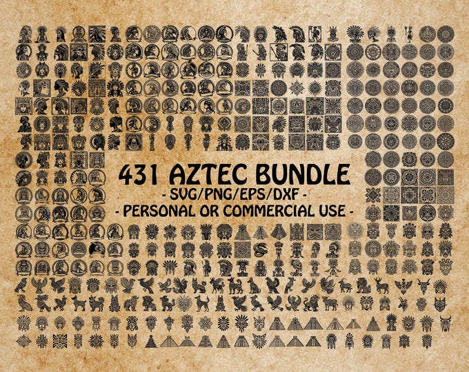 Paquete de símbolos aztecas, Huitzilopochtli svg, azteca svg ...