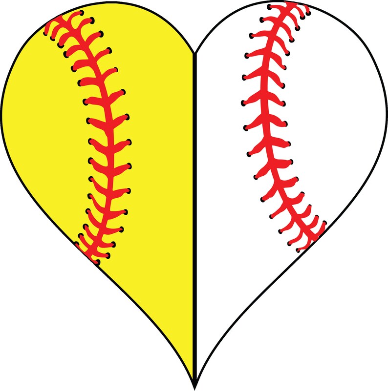 HALF HEART Svg, Half SPORTS Hearts, Sports Half Heart, Svg Files ...