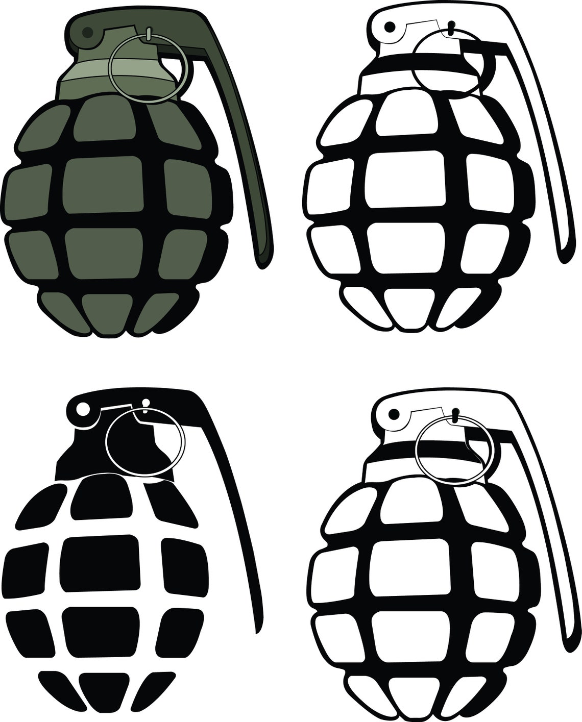 Grenade Grenade SVG Grenade SVG Files SVG Files Grenades | Etsy