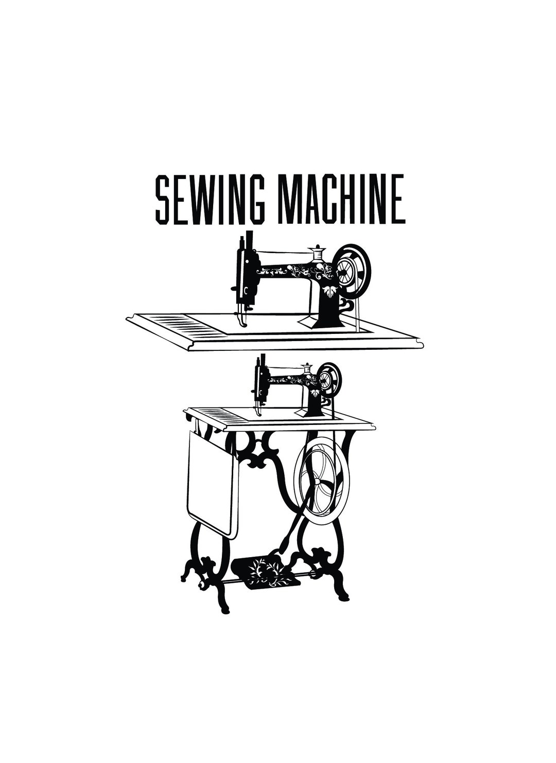 Sewing Machine, Sewing Machine SVG, SVG Files, Cricut, Silhouette Cameo ...