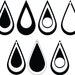 Tear Drop SVG, Pendant SVG, SVG Files, Cricut, Tear Drop Vector ...