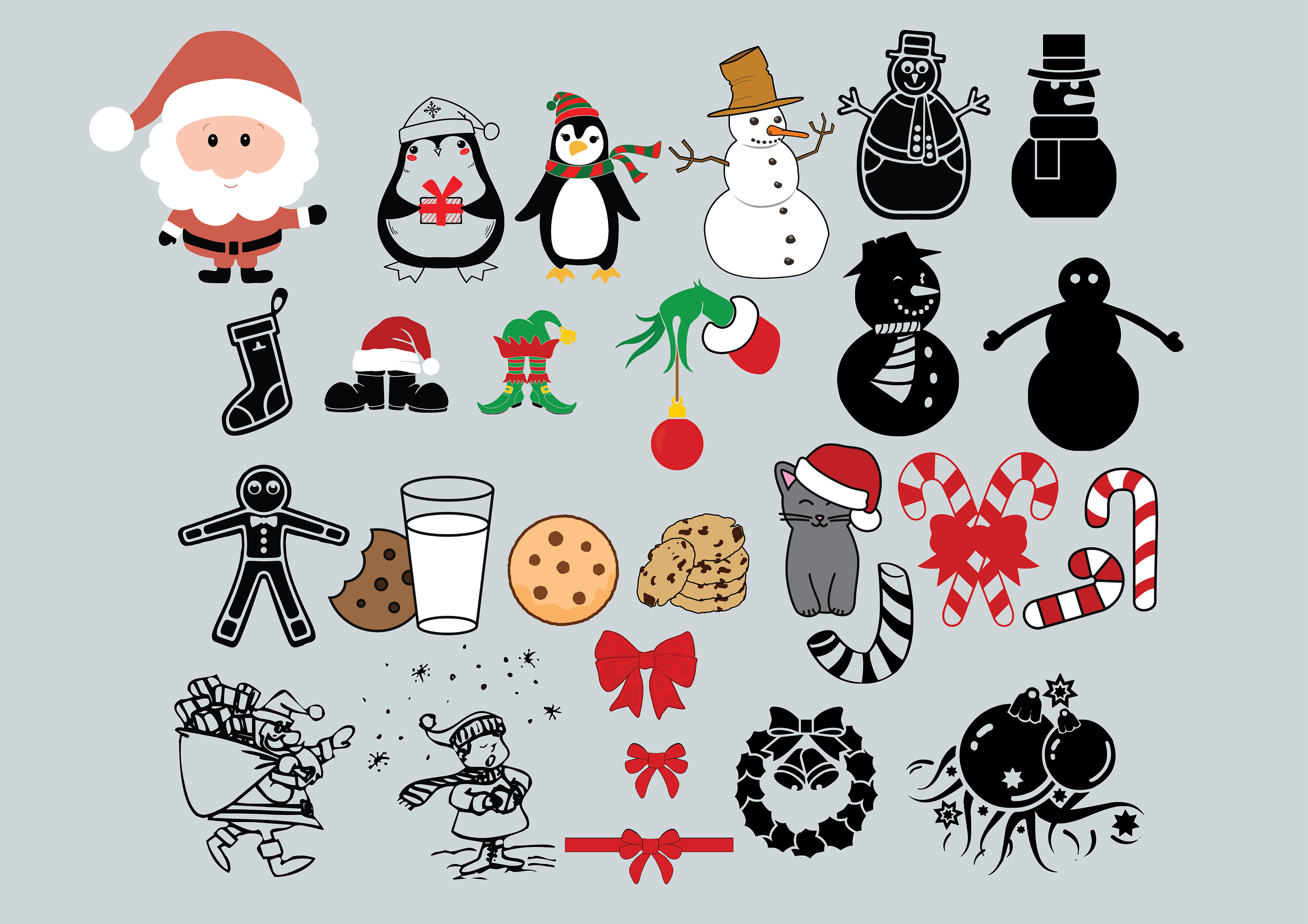 CHRISTMAS SVG BUNDLE, Christmas Clipart, Christmas Svg Files for Cricut ...