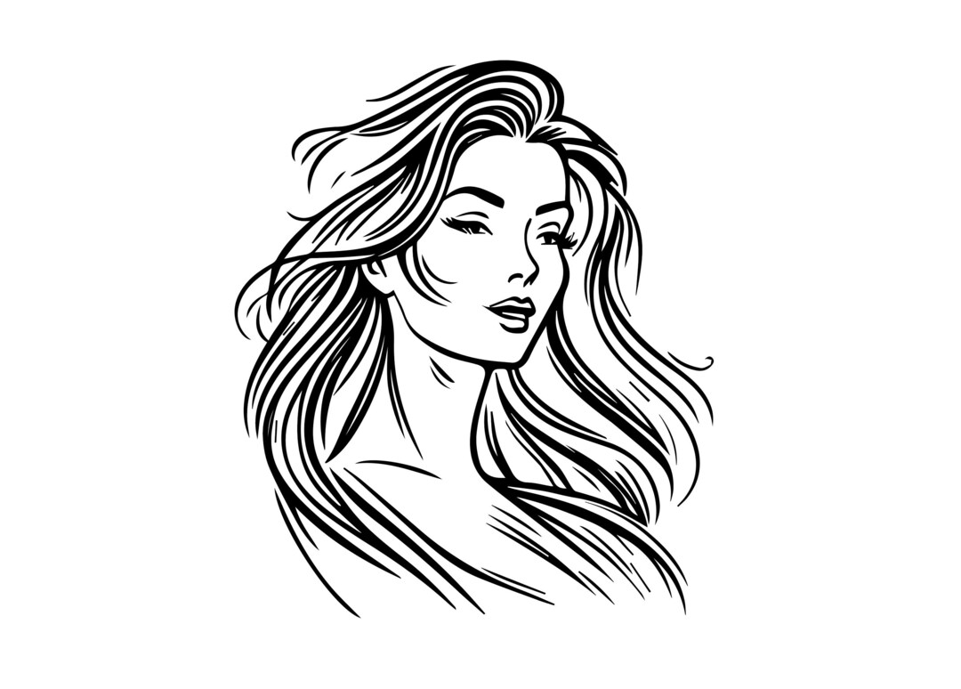 WOMAN SVG, WOMAN Clipart, Woman Svg Files for Cricut, Girl Svg Cut ...