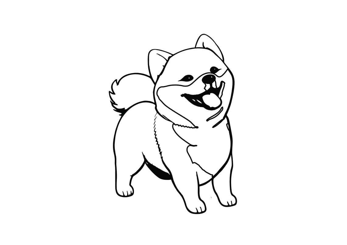 AKITA INU SVG Akita Inu Clipart Akita Inu Svg Files for - Etsy