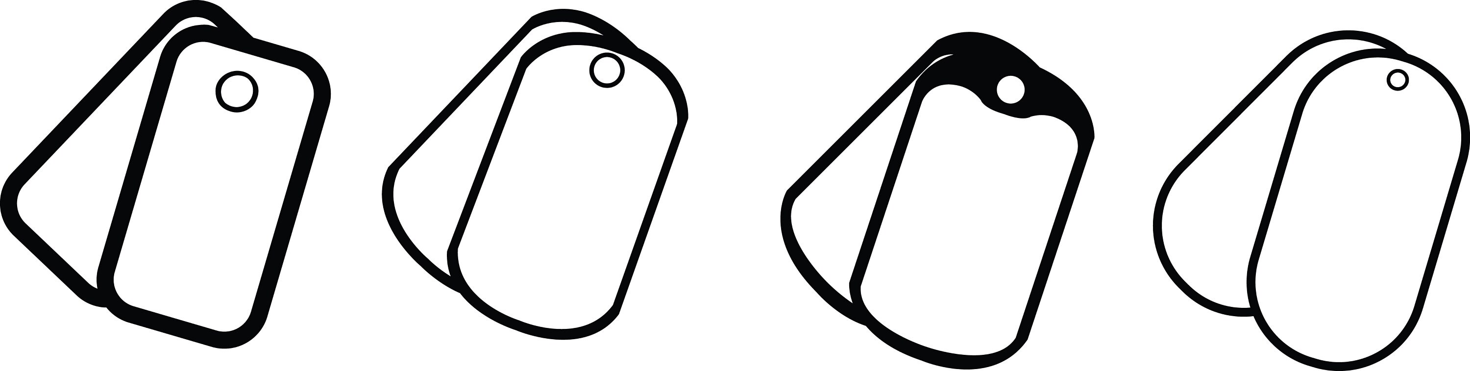 Army DOG TAGS SVG Files Army Dog Tags Clipart Military Dog | Etsy