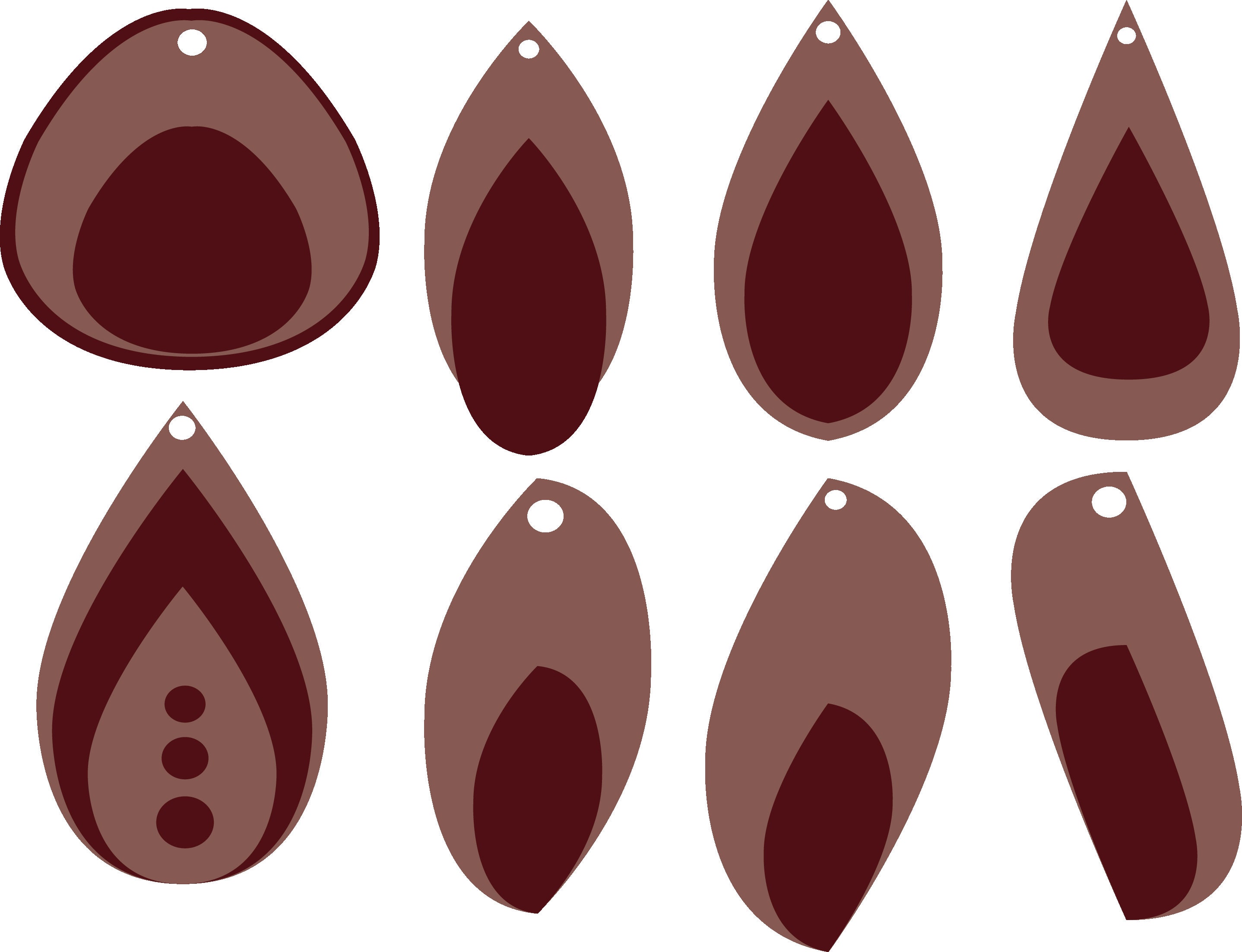 Tear Drop SVG Colgante SVG Archivos SVG Tear Drop Vector - Etsy España