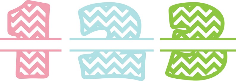 SPLIT CHEVRON ALPHABET Svg, Split Chevron Alphabet Clipart, Chevron ...