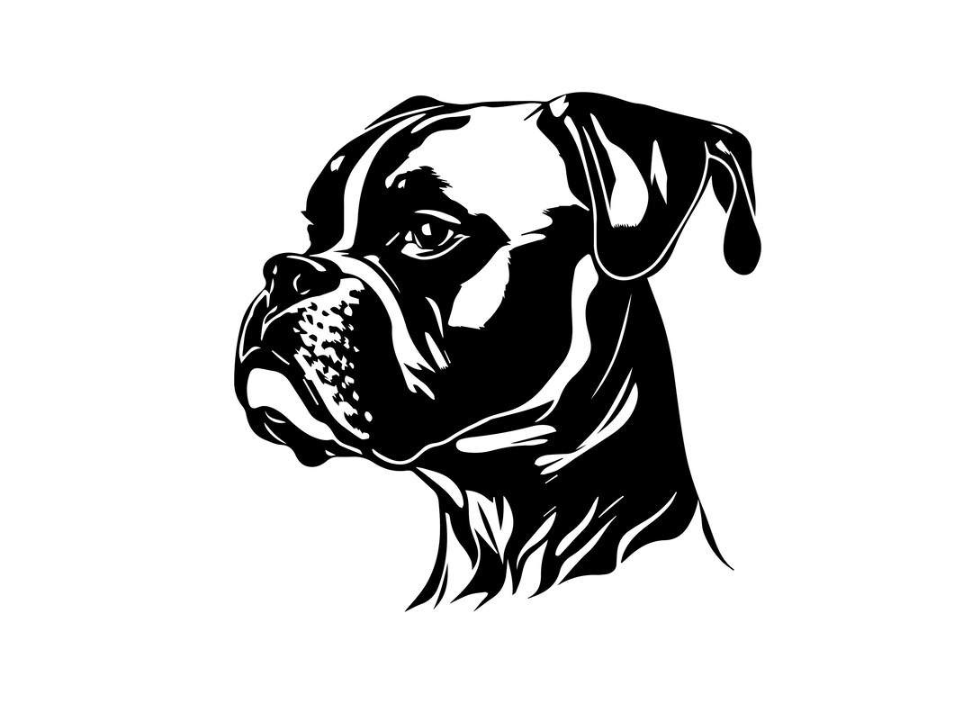 BOXER Dog SVG, BOXER Clipart, Boxer Svg Files for Cricut, Boxer ...