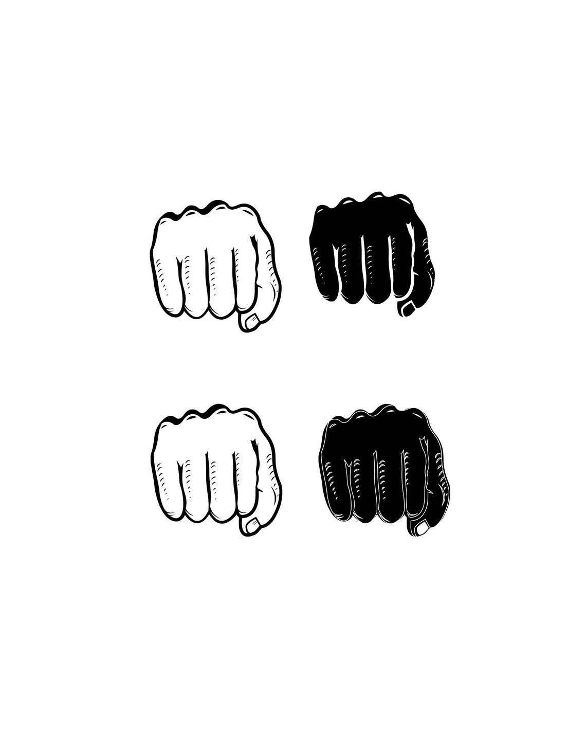 Fisthand Fist SVG Fist in SVG Punching Fist SVG Cricut | Etsy