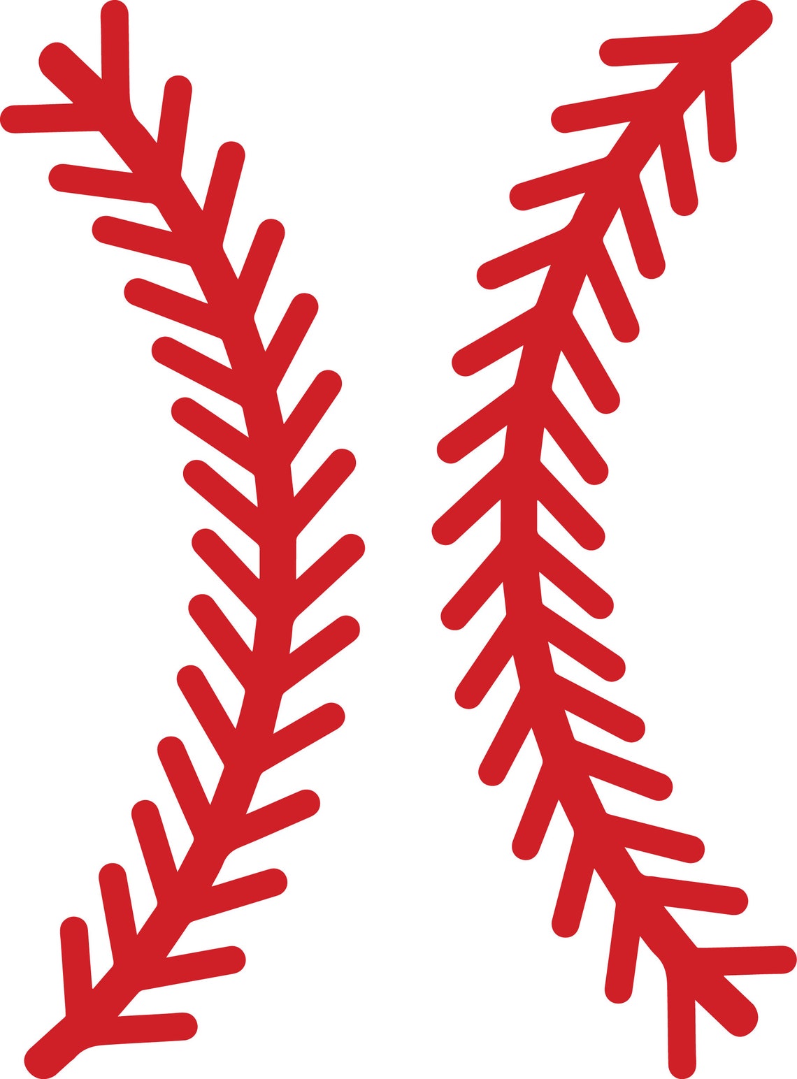 BASEBALL STITCHES SVG Bundle Baseball Stitches Clipart | Etsy