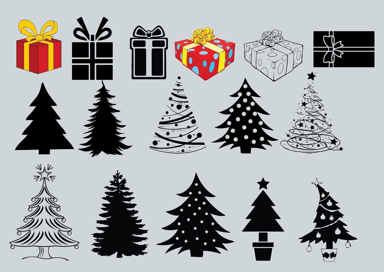 CHRISTMAS SVG BUNDLE, Christmas Clipart, Christmas Svg Files for Cricut ...